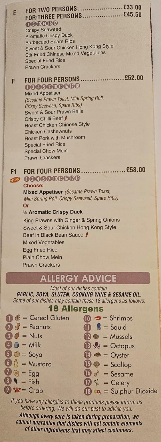 The Dinner Box Menu – Dinner Box Epsom